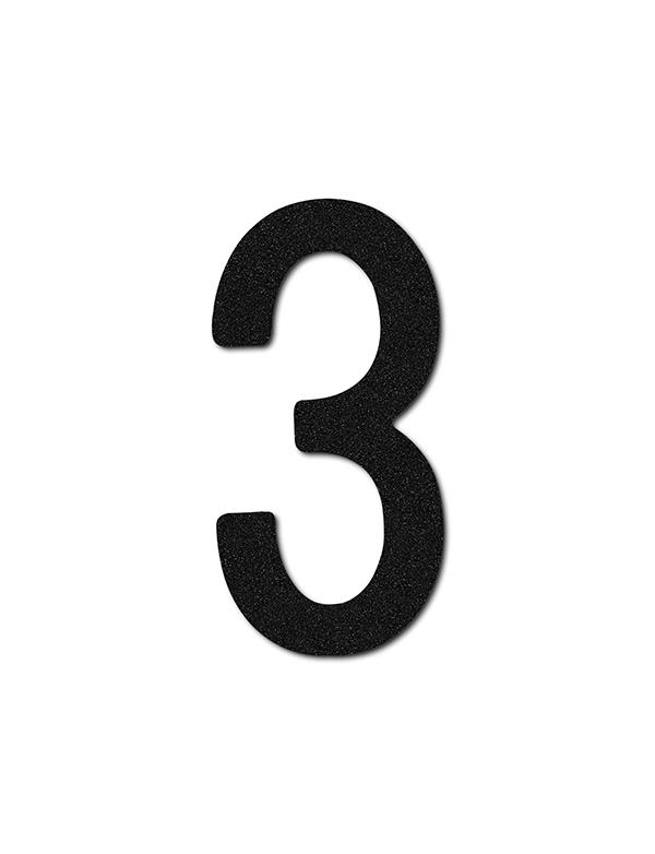 Thats Mine Vægdekoration - My Number - 123 sort glitter